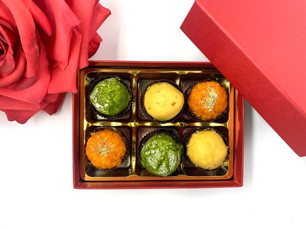 Vegan Mini Mixed Mithai: Gift Box - Gupta's - Indian Sweets & Savouries